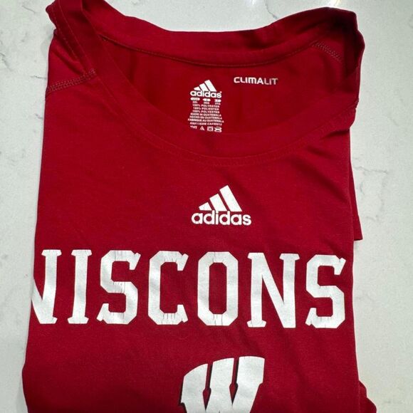 adidas | Shirts | Adidas Mens Red And Burgundy Tshirt | Poshmark